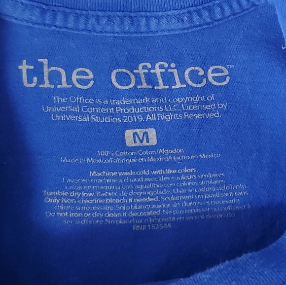 Dunder Mifflin | Shirts | The Office Dunder Mifflin Inc Blue Tshirt ...